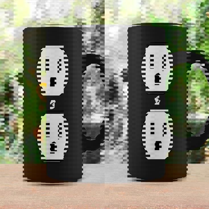 Electrical Plug Costume Wall Socket Costume Coffee Mug - Monsterry