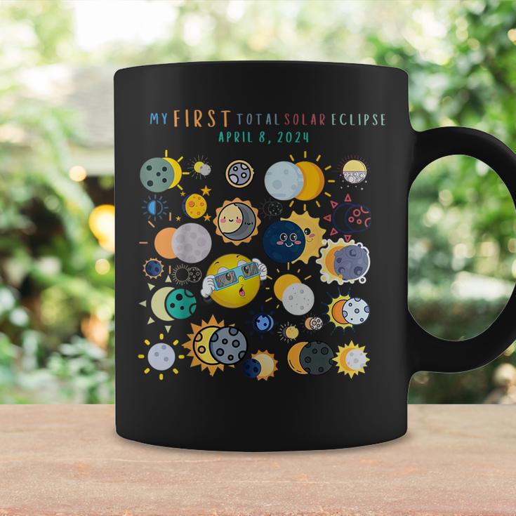 My First Total Solar Eclipse 2024 Toddler Planet Coffee Mug | Mazezy