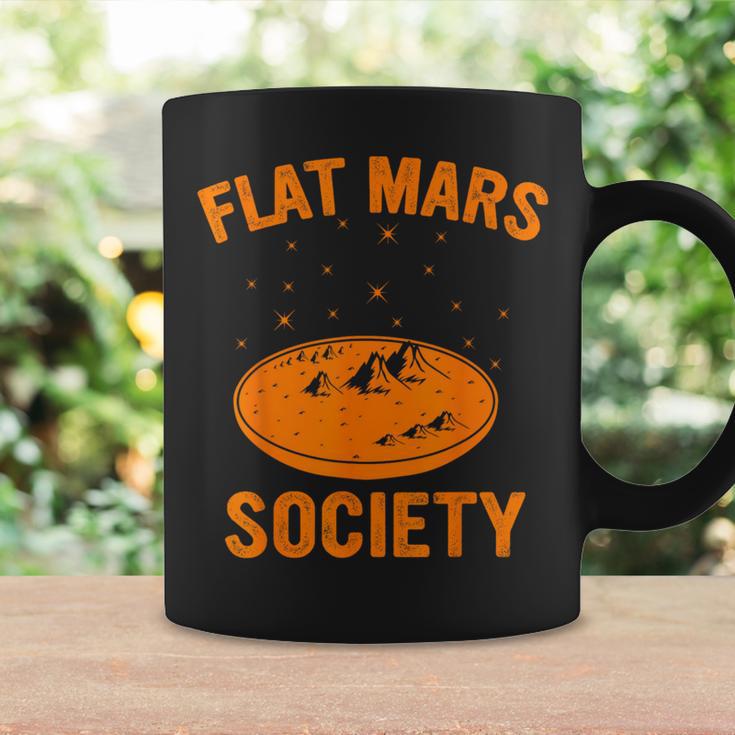Flat Mars Society Surviving Mars Space Exploration Coffee Mug - Monsterry