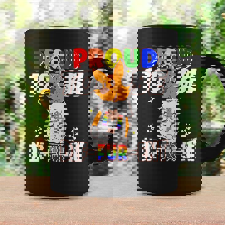 Gay Furries Proud To Be Different Fursuit Happy Furry Coffee Mug ...