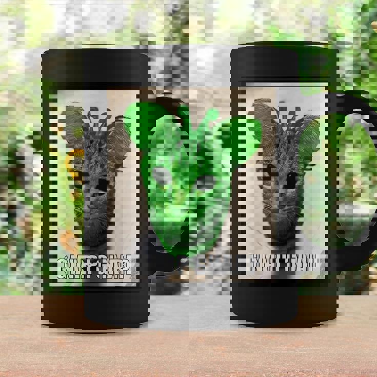 Gnarp Cat Silly Alien Cat Meme Coffee Mug - Seseable