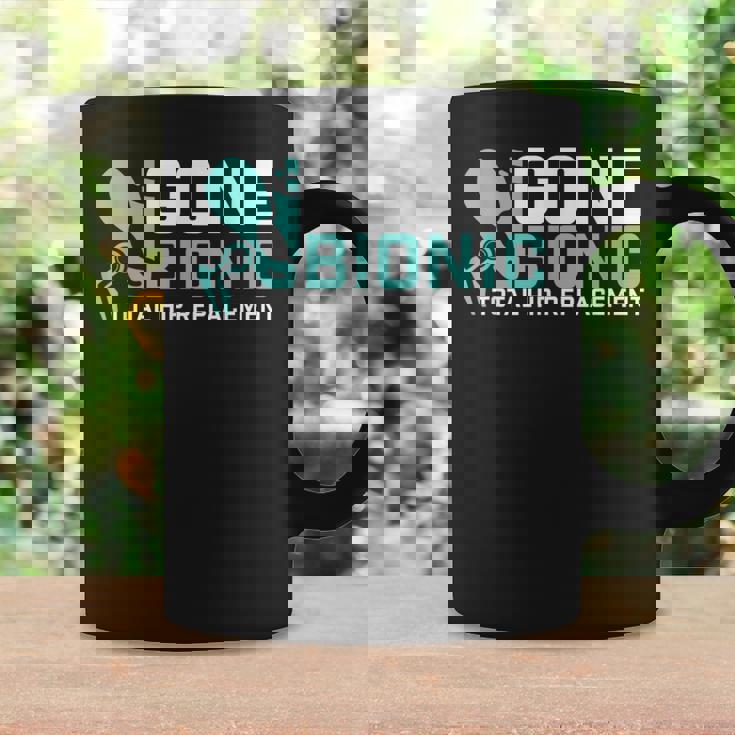 Gone Bionic Get Well Hip Replacement Surgery Recovery Coffee Mug ...
