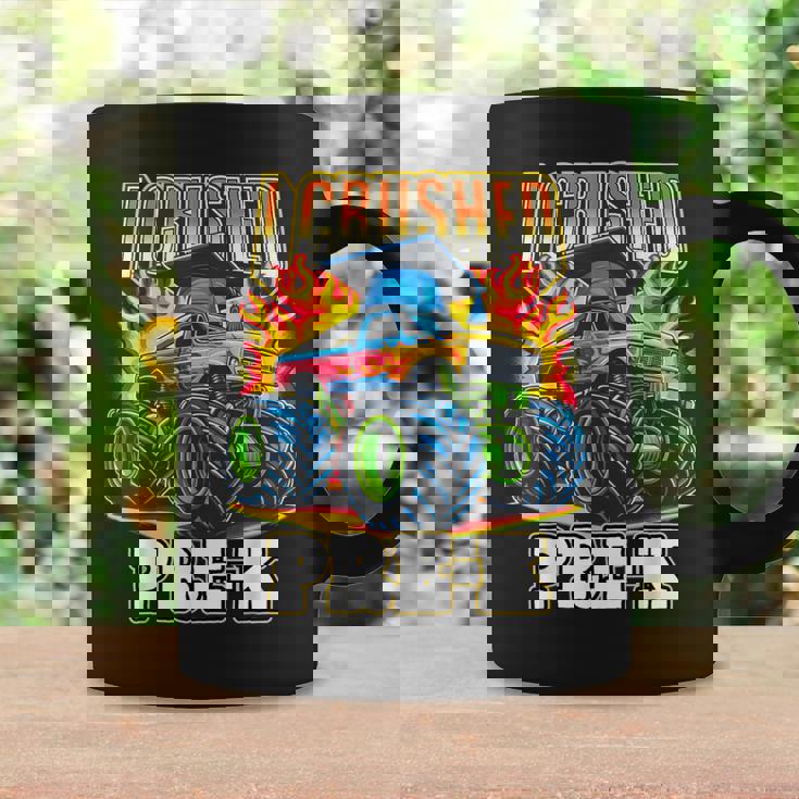 Graduation Pre-K Monster Truck Boys I Crushed Preschool Grad Coffee Mug ...