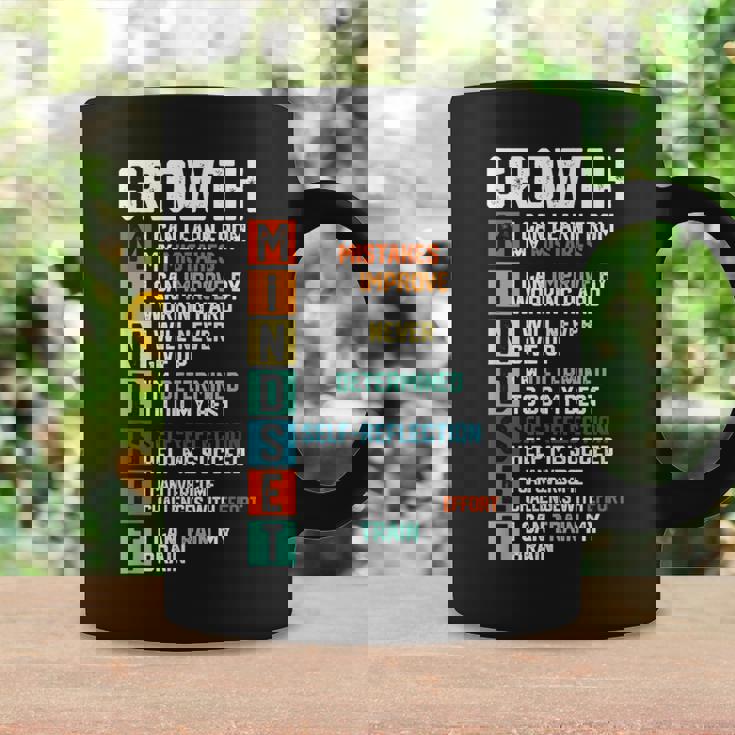 Growth Mindset Definition Motivational Quotes Coffee Mug - Monsterry