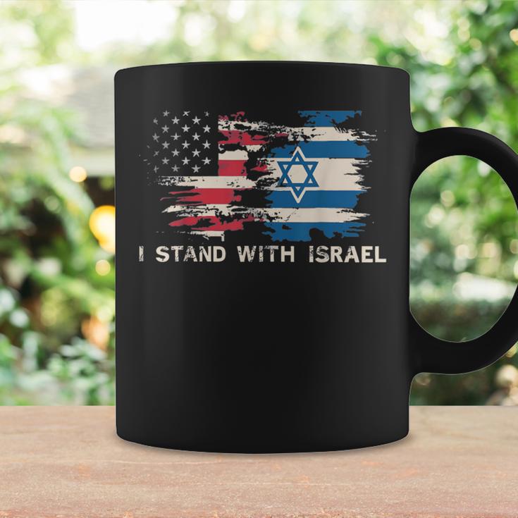 Israeli Flag Jewish Star Of David I Stand With Israel Coffee Mug - Seseable