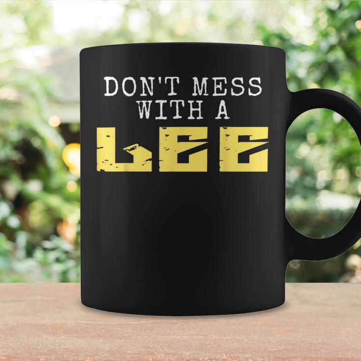 Lee Family Name Last Name Men's & Women's Coffee Mug - Seseable