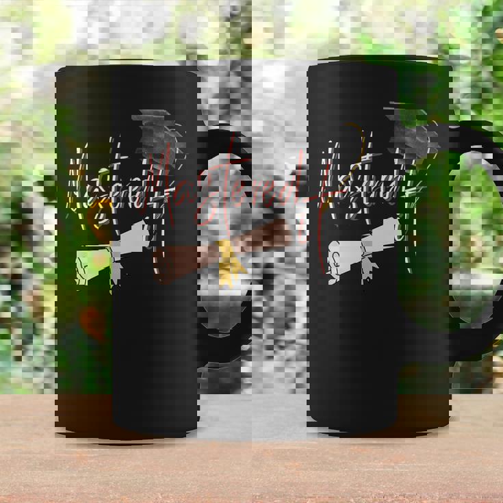 Master Degree Woman Graduate Mba Graduation 2024 Mastered It Coffee Mug ...
