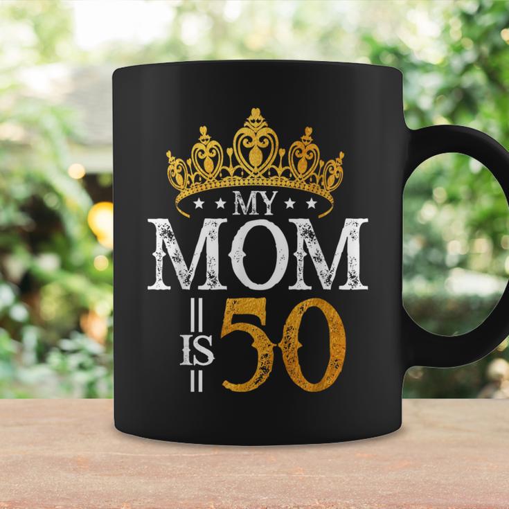 My Mom Is 50 Years Old 1972 50Th Birthday For Mom Coffee Mug - Monsterry