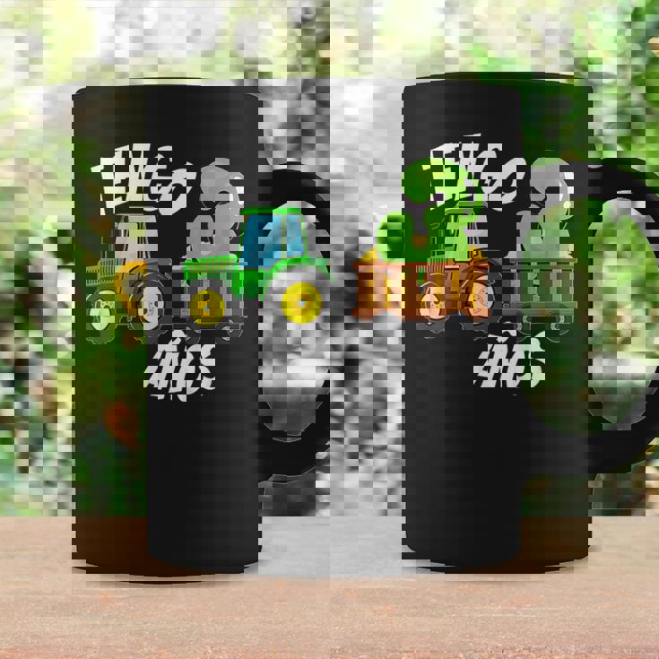 Niños Tractor Ya Tengo 3 Años Cumpleaños En La Granja Taza de café ...