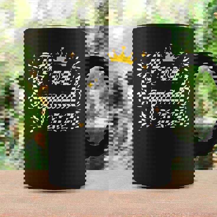Prom Squad Senior 2024 Prom Graduation Matching Party Coffee Mug | Mazezy
