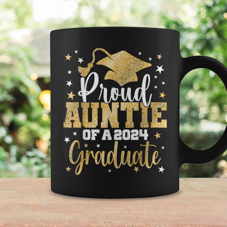 Proud Auntie Of A 2024 Graduate Class Senior Graduation Coffee Mug ...