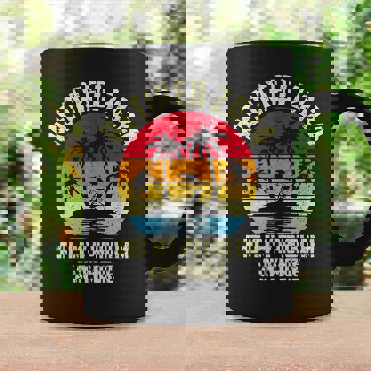 Retired 2024 Not My Problem Anymore Vintage Retired 2024 Coffee Mug ...