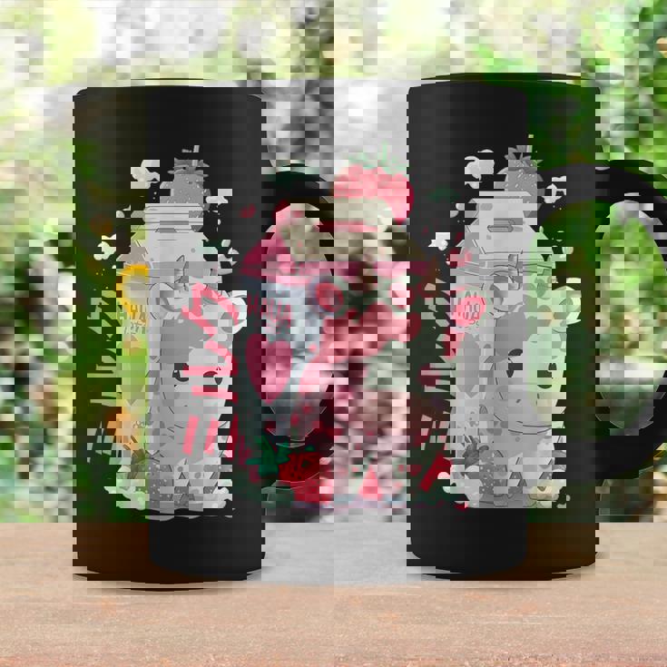 Strawberry Milk Milkshake Cow Carton Cute Kawaii Japanese Coffee Mug ...