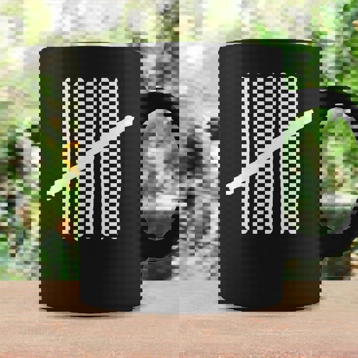 Tally Marks Hash Marks Lines Characters Five Six Math Coffee Mug ...