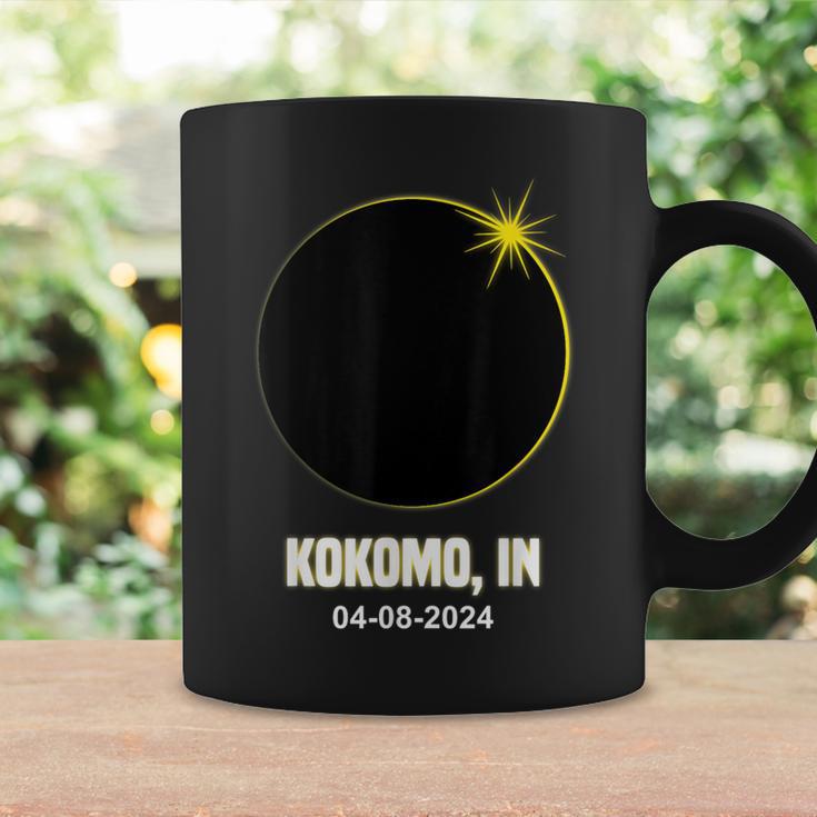 Total Solar Eclipse Kokomo 2024 Indiana Kokomo Eclipse Coffee Mug | Mazezy