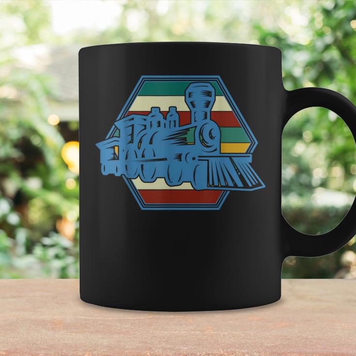 Train Vintage Railfan Locomotive Trainspotter Coffee Mug - Monsterry