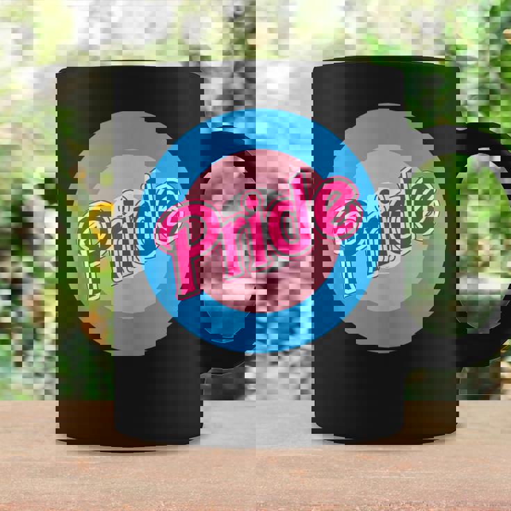 Trans Pride Flag Mod Target Coffee Mug - Monsterry
