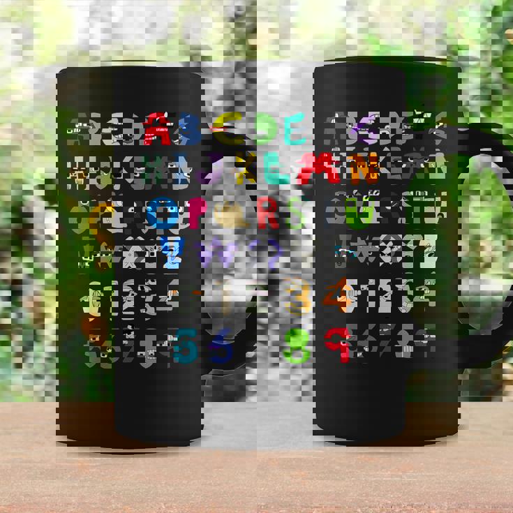 Villain Letter Abc Learning Boys Matching Evil Alphabet Lore Coffee Mug ...