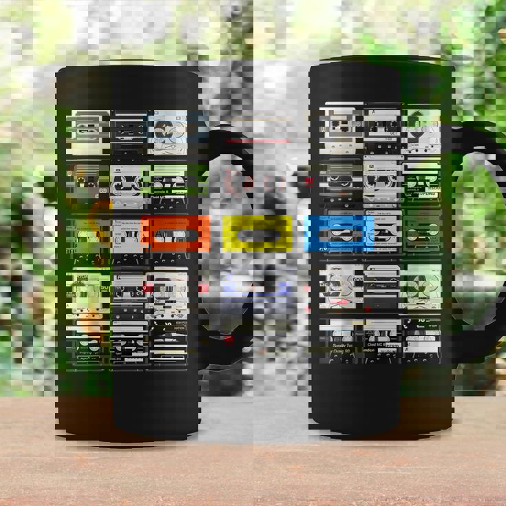 Vintage Audio Cassette Costume 70S 80S 90S Mixtape Coffee Mug - Monsterry