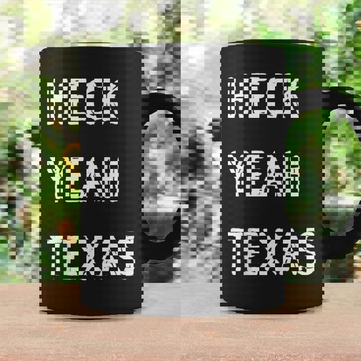 Vintage Heck Yeah Texas Texan State Pride Coffee Mug - Monsterry