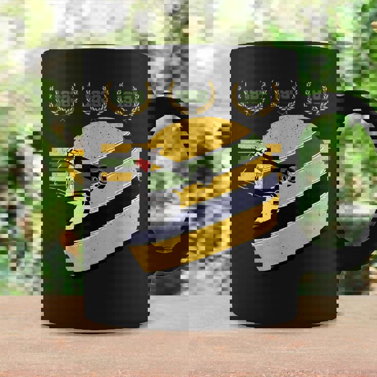 Vintage Helmet World Champion Formula Racing Circuits Sport Coffee Mug ...