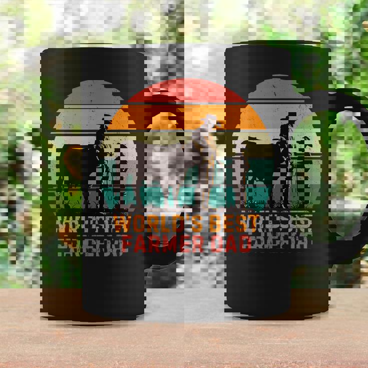 World’S Best Farmer Dad Cattle Farming Father’S Day Birthday Coffee Mug ...