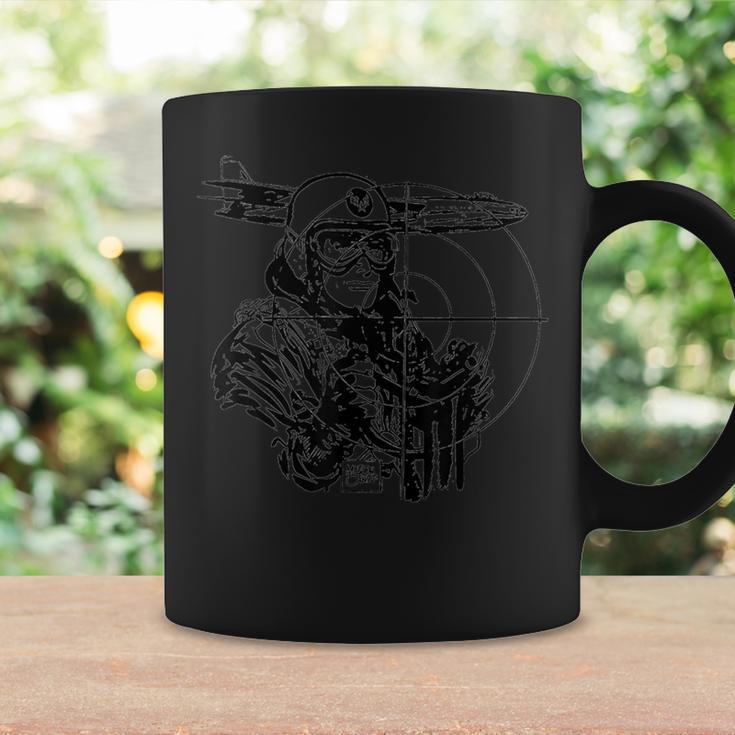 Ww2 Vintage Wwii Military Pilot -World War 2 Bomber Coffee Mug - Monsterry