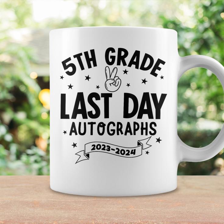 2024 Last Day Of School Autograph 5Th Grade Graduation Party Coffee Mug ...