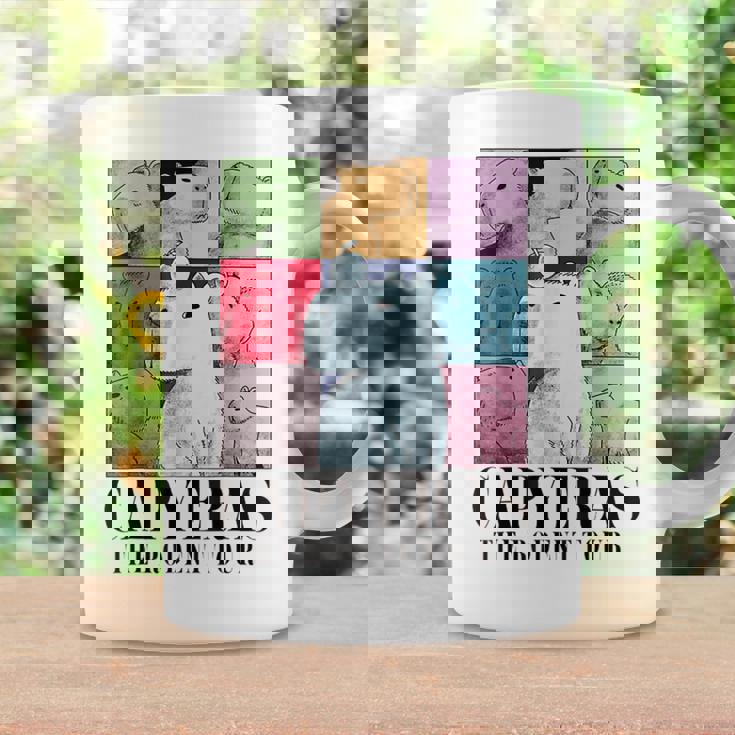 Capyeras Cute Capybara Color Concert Tour Cute Animals Coffee Mug | Mazezy