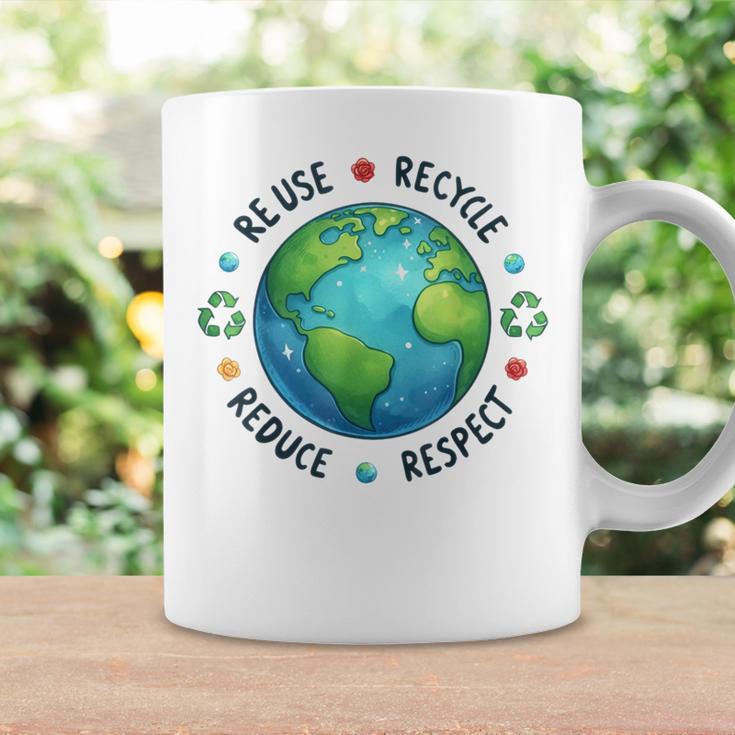 Earth Day Teacher Environment Day Recycle Earth Day Coffee Mug - Monsterry