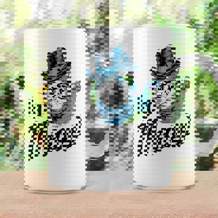 I Go Meow Cute Singing Cat Meme Coffee Mug - Monsterry