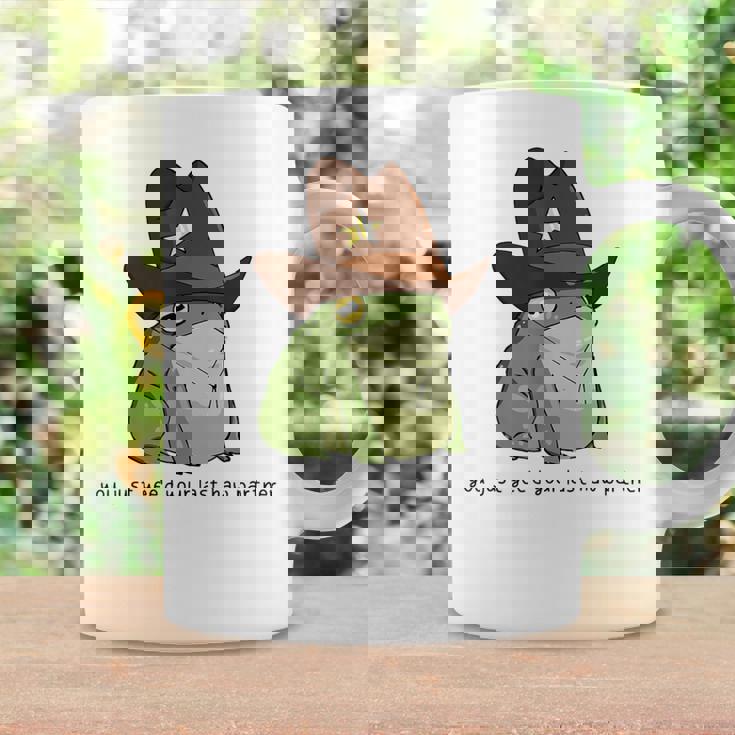 You Just Yee'd Your Last Haw Partner Cowboy Frog Meme Coffee Mug - Seseable