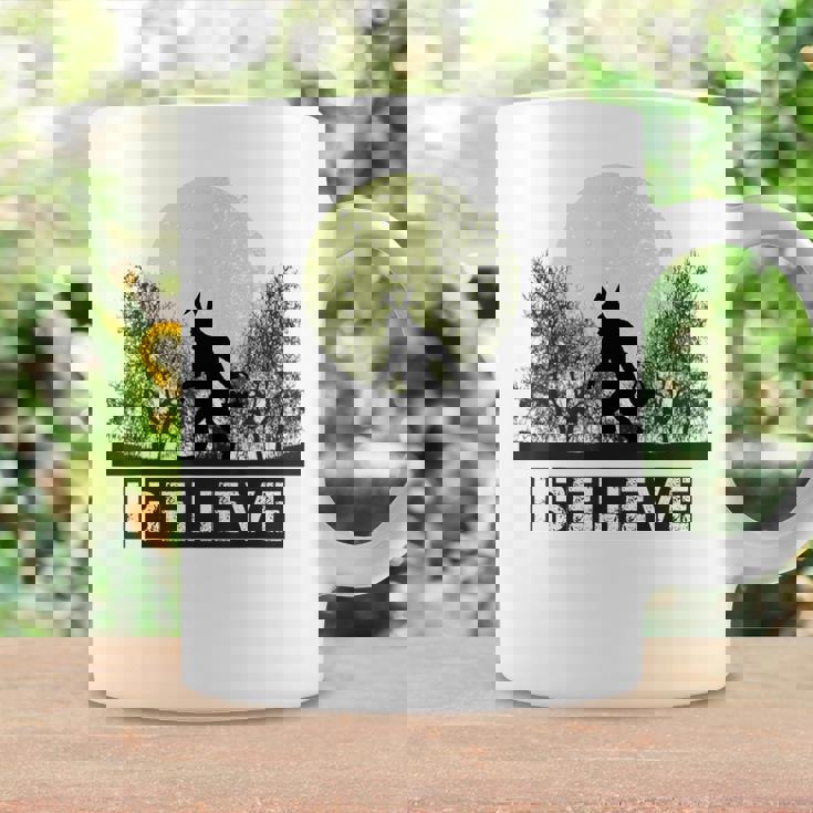 Sasquatch Bigfoot Easter Bunny Ears Cryptid Monster Coffee Mug - Monsterry