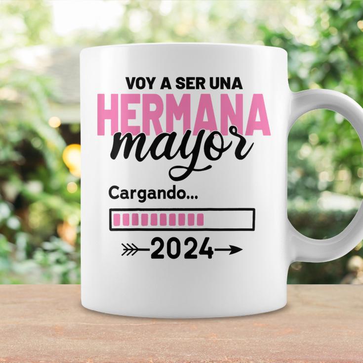 Niños Voy A Ser Una Hermana Mayor 2024 Hermana Mayor 2024 Taza de café ...