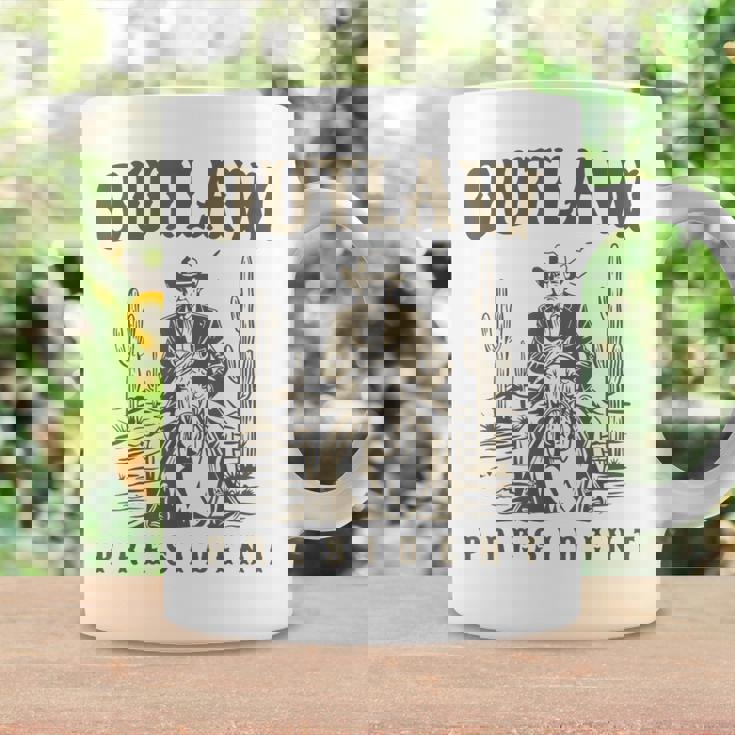 Outlaw President Trump Cowboy Trump 2024 Convicted Felon Coffee Mug ...