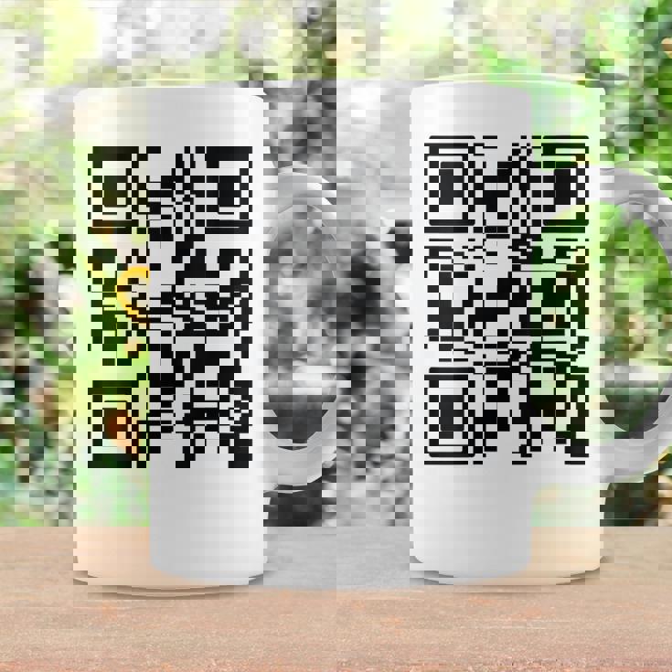 Unique Qr-Code With Humorous Hidden Message Coffee Mug - Monsterry AU