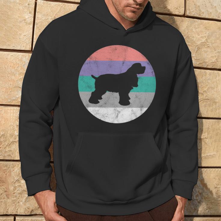 American Cocker Spaniel For Women & Girls Retro Hoodie | Mazezy