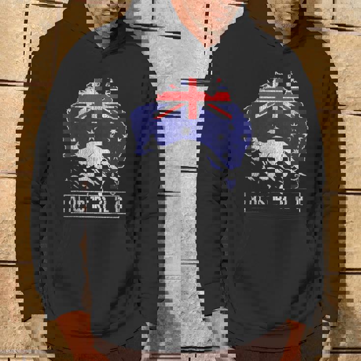 Australian Flag Kangaroo Hoodie - Thegiftio