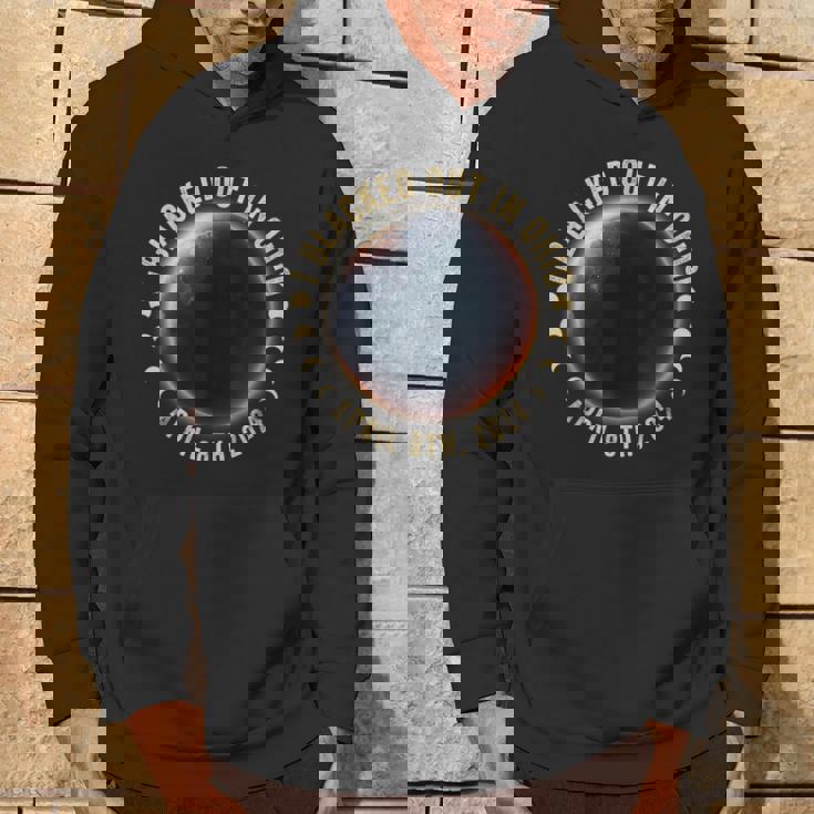 I Blacked Out In Ohio Total Solar Eclipse April 8Th 2024 Hoodie | Mazezy