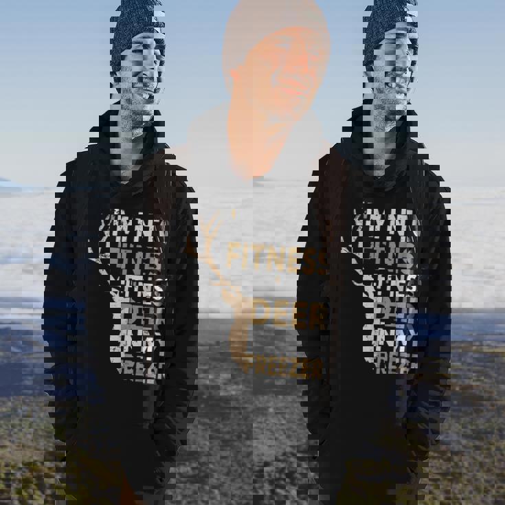 Hunter Dad I'm Into Fitness Deer Freezer Hunting Hoodie - Seseable