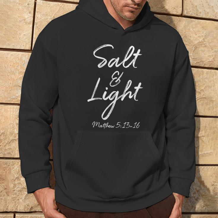 Matthew 513-16 Bible Verse Quote Women's Cute Salt & Light Hoodie ...