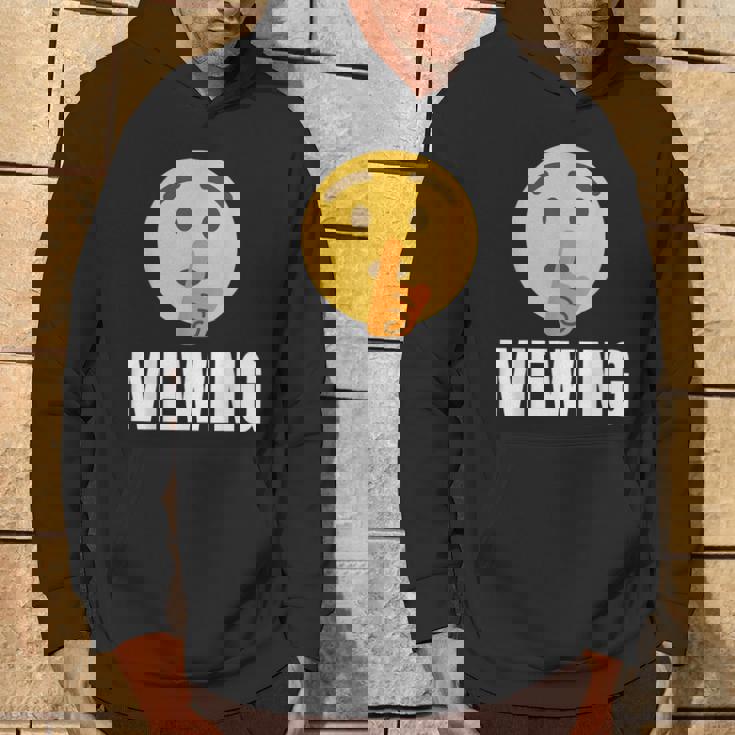 Mewing Quiet Meme Joke Hoodie - Seseable