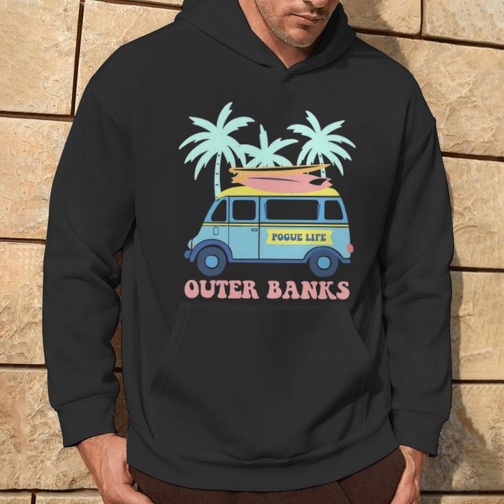 Pogue Life Outer Banks Surfer Van Beach Pastel Hoodie | Mazezy DE