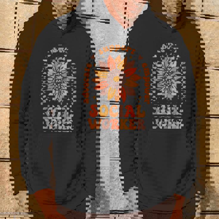 Social Worker Advocate Support Empower Social Worker Hoodie | Mazezy