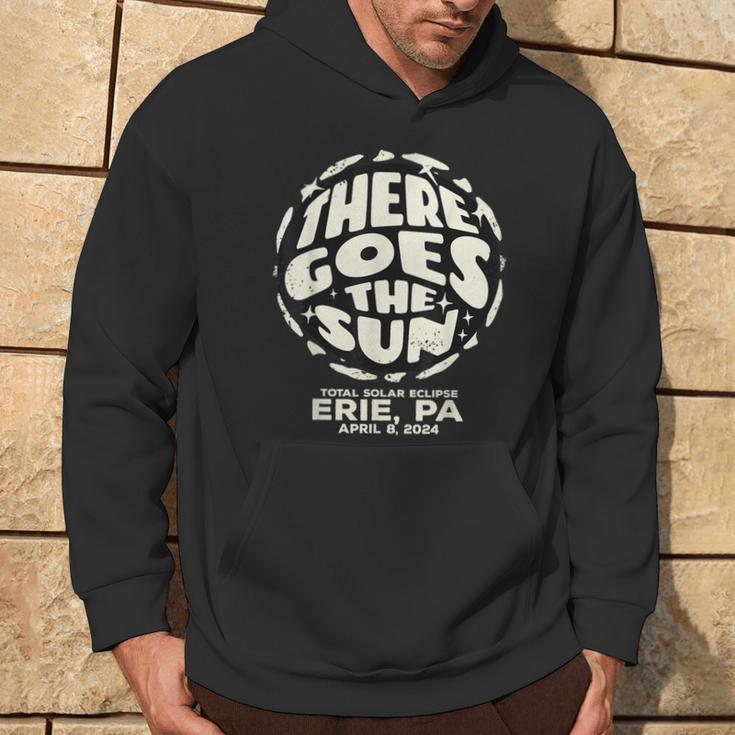 Total Solar Eclipse Erie Pa April 8 2024 There Goes The Sun Hoodie | Mazezy