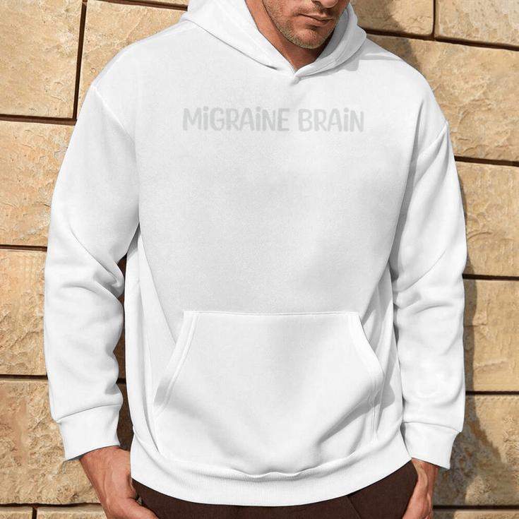 Migraine Brain Chronic Illness Spoonie Headache Hoodie | Mazezy