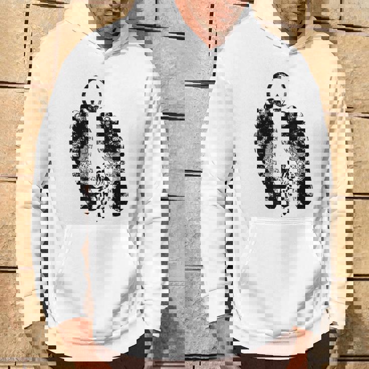 Sunburnt Footprints Thich Minh Tue Vietnamese Monks Moving Hoodie | Mazezy