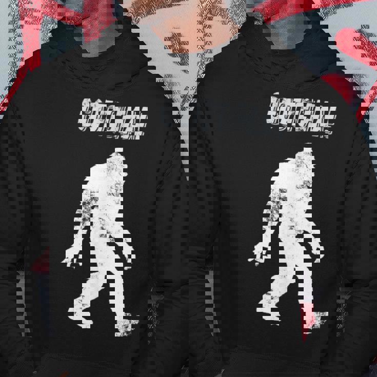 Bigfoot Circle Game Gotcha Meme Ok Hand T Hoodie - Monsterry