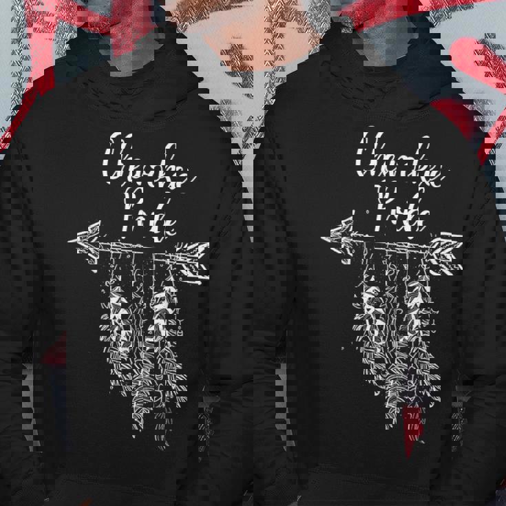 Cherokee Pride Native American Indigenous Tribe Headdress Hoodie ...