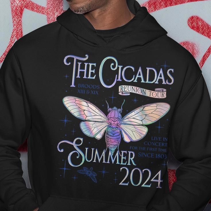 Cicada Nature Lover The Cicadas Reunion Tour Summer 2024 Hoodie | Mazezy